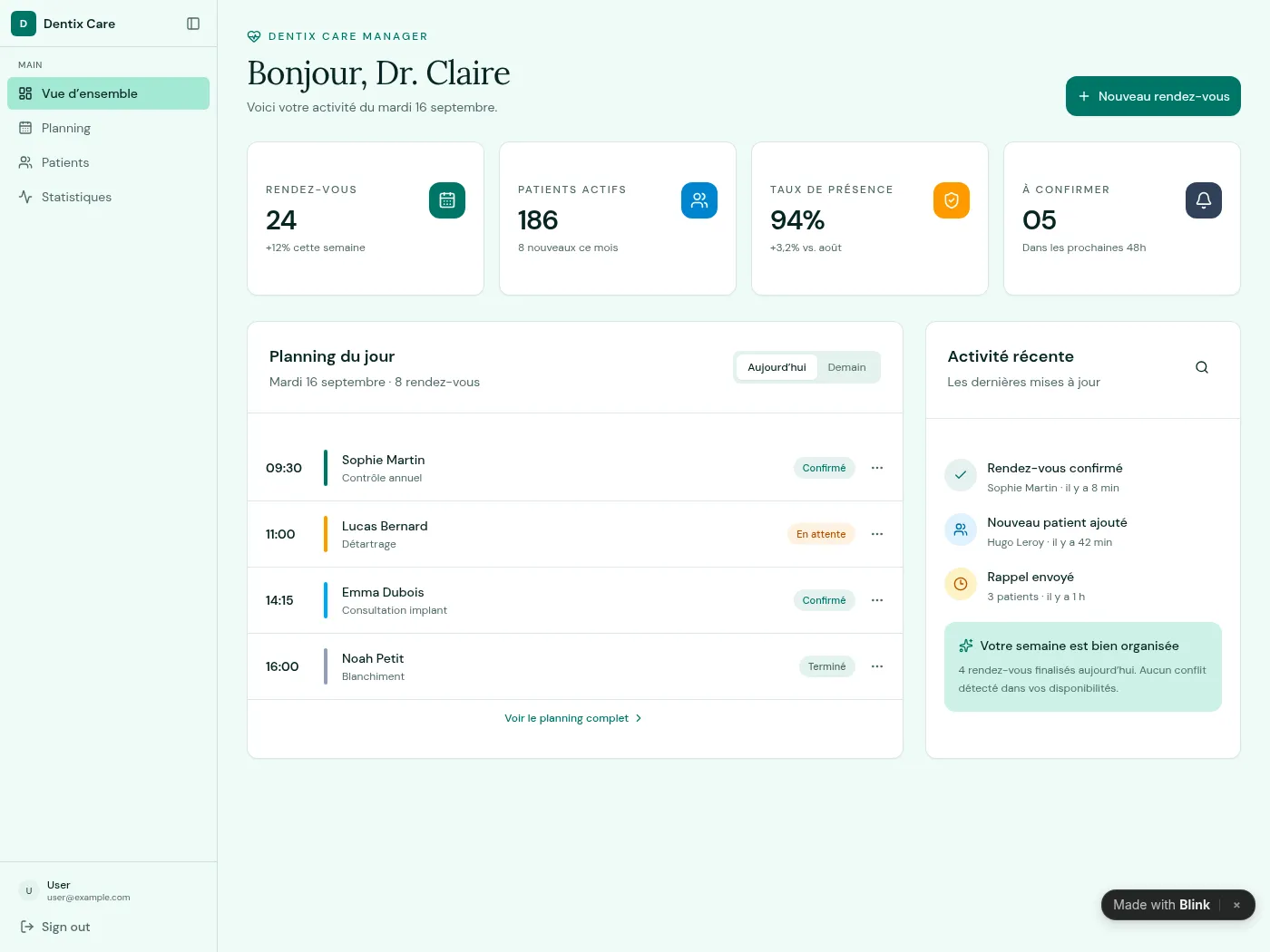 DentalEase Scheduler