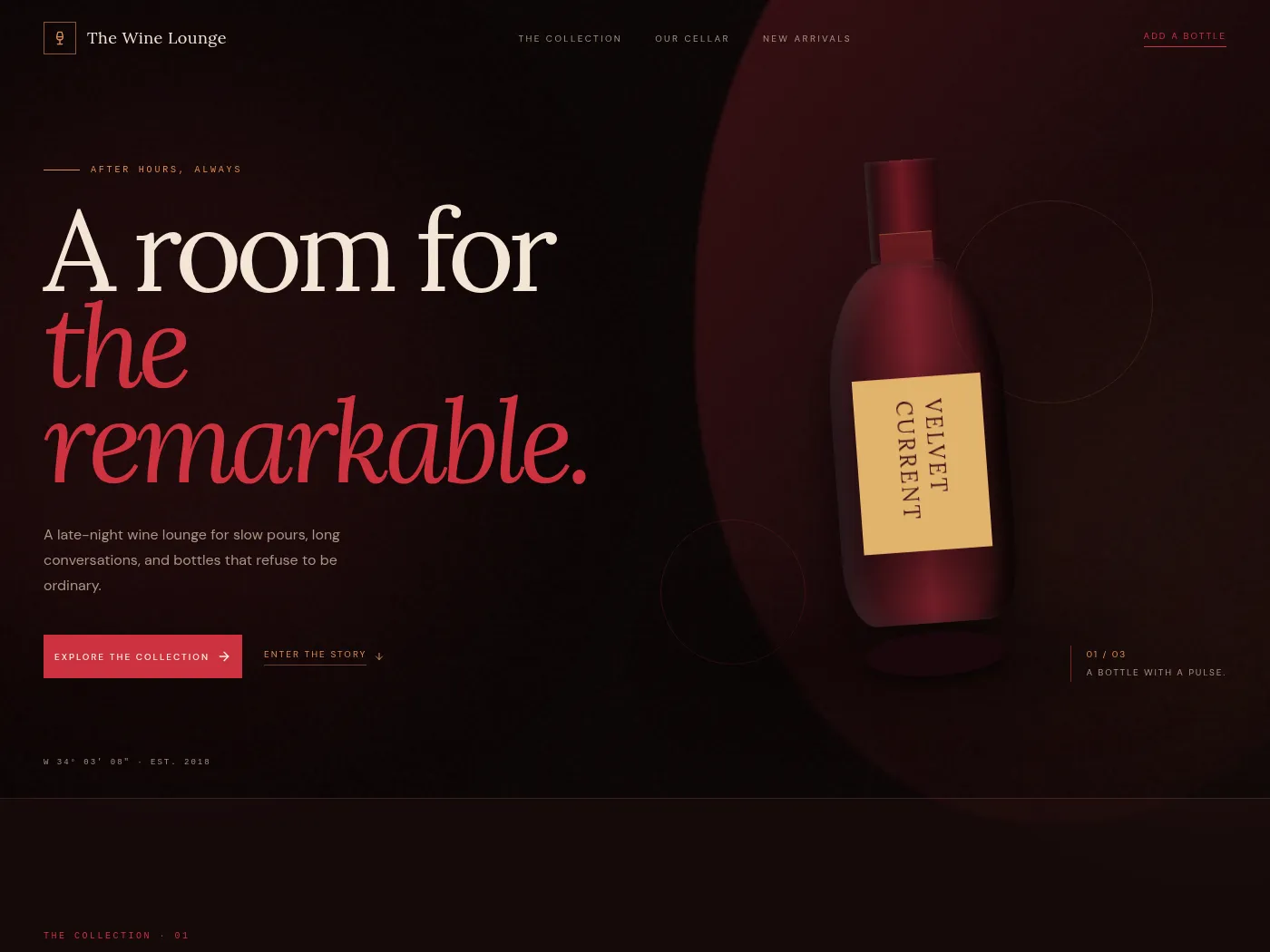 The Wine Lounge Site