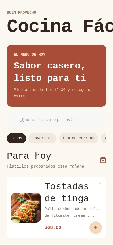 Cocina Fácil App
