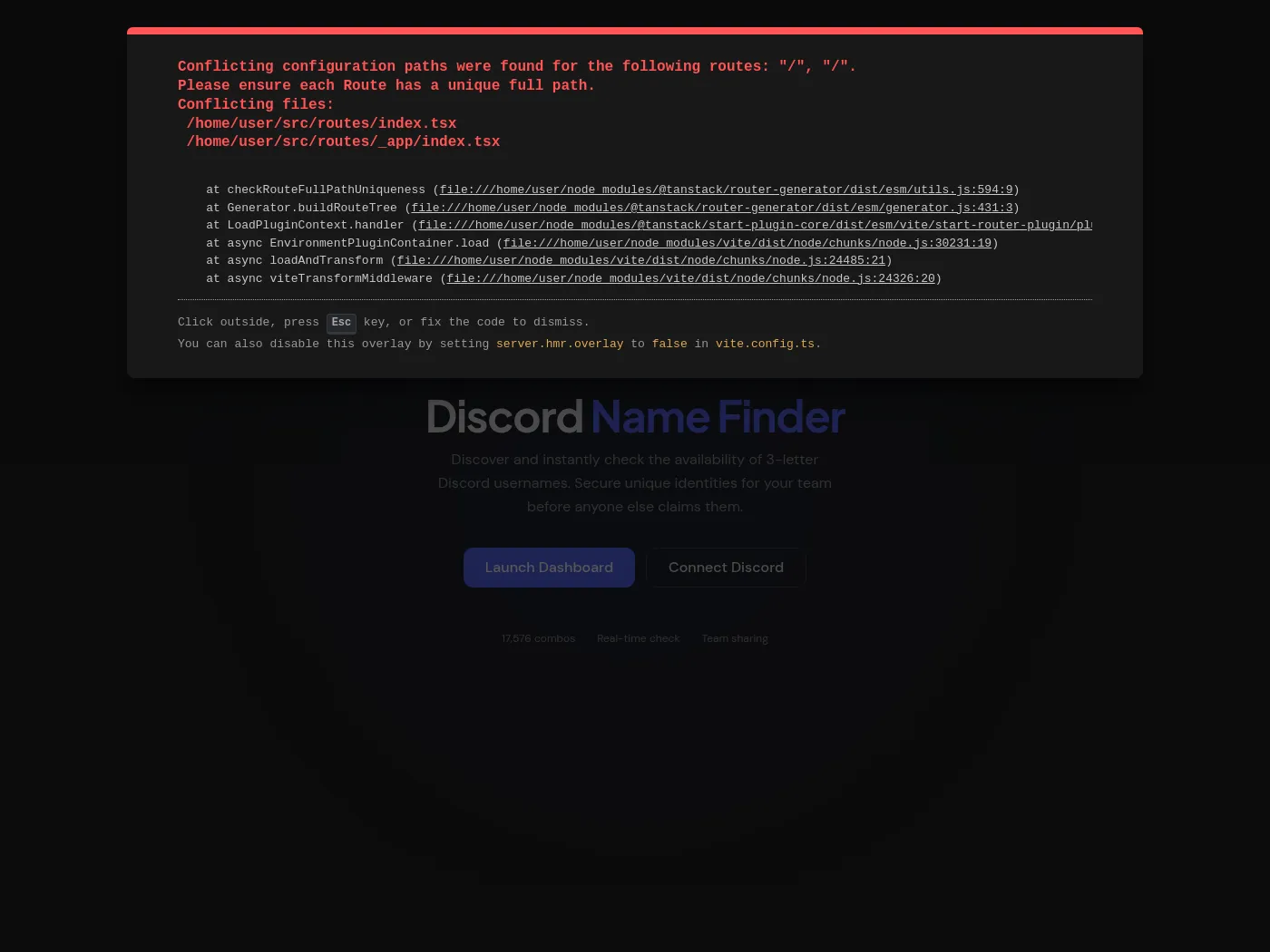 Discord Name Finder