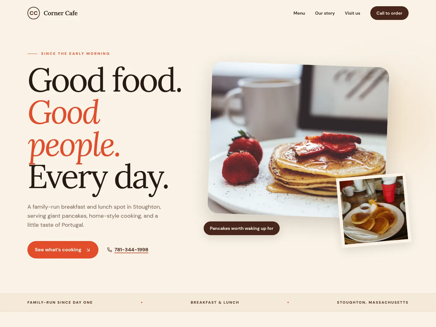 Corner Cafe Website