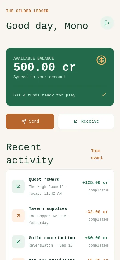 LARP Wallet App