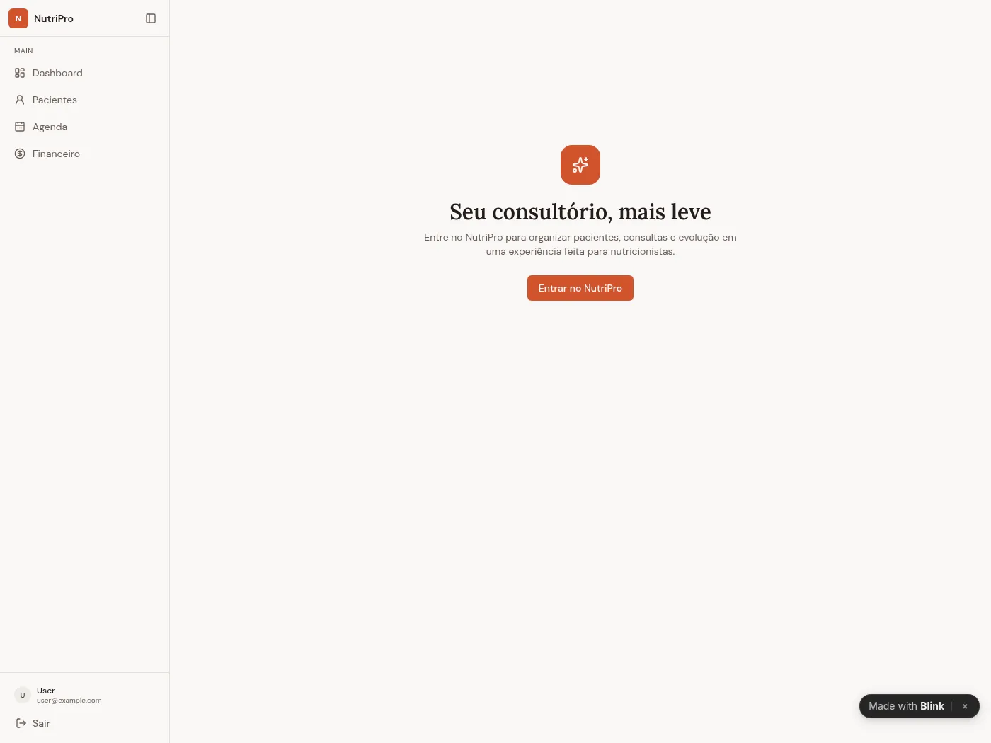 NutriPro SaaS Platform