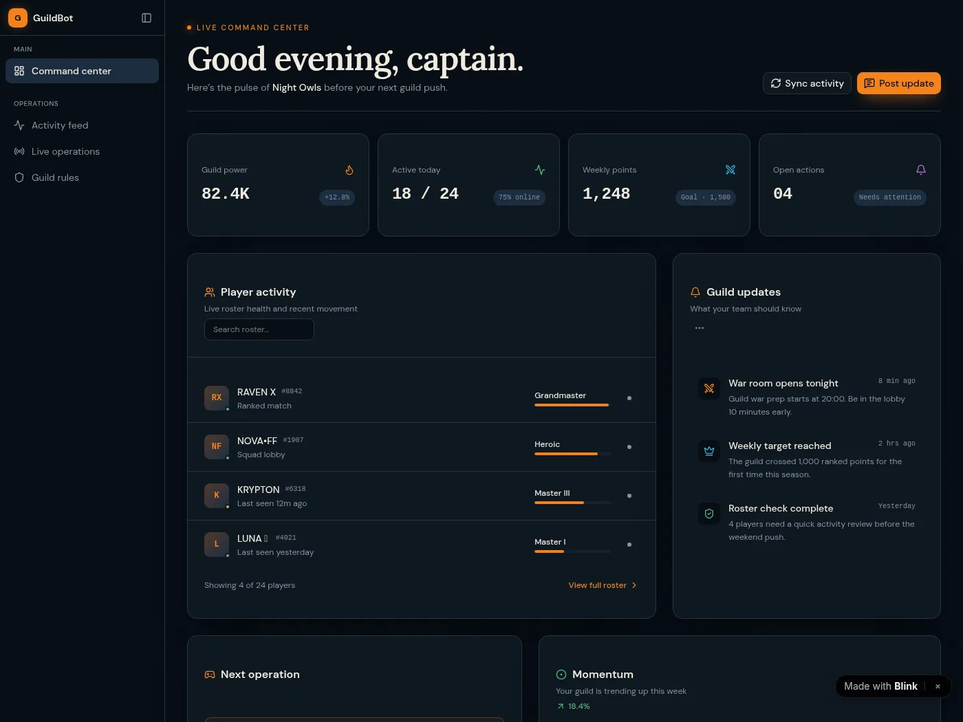 GuildBot Manager