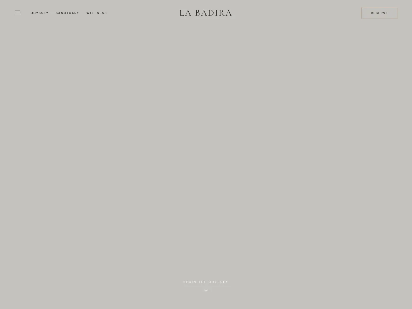 La Badira Luxury Website