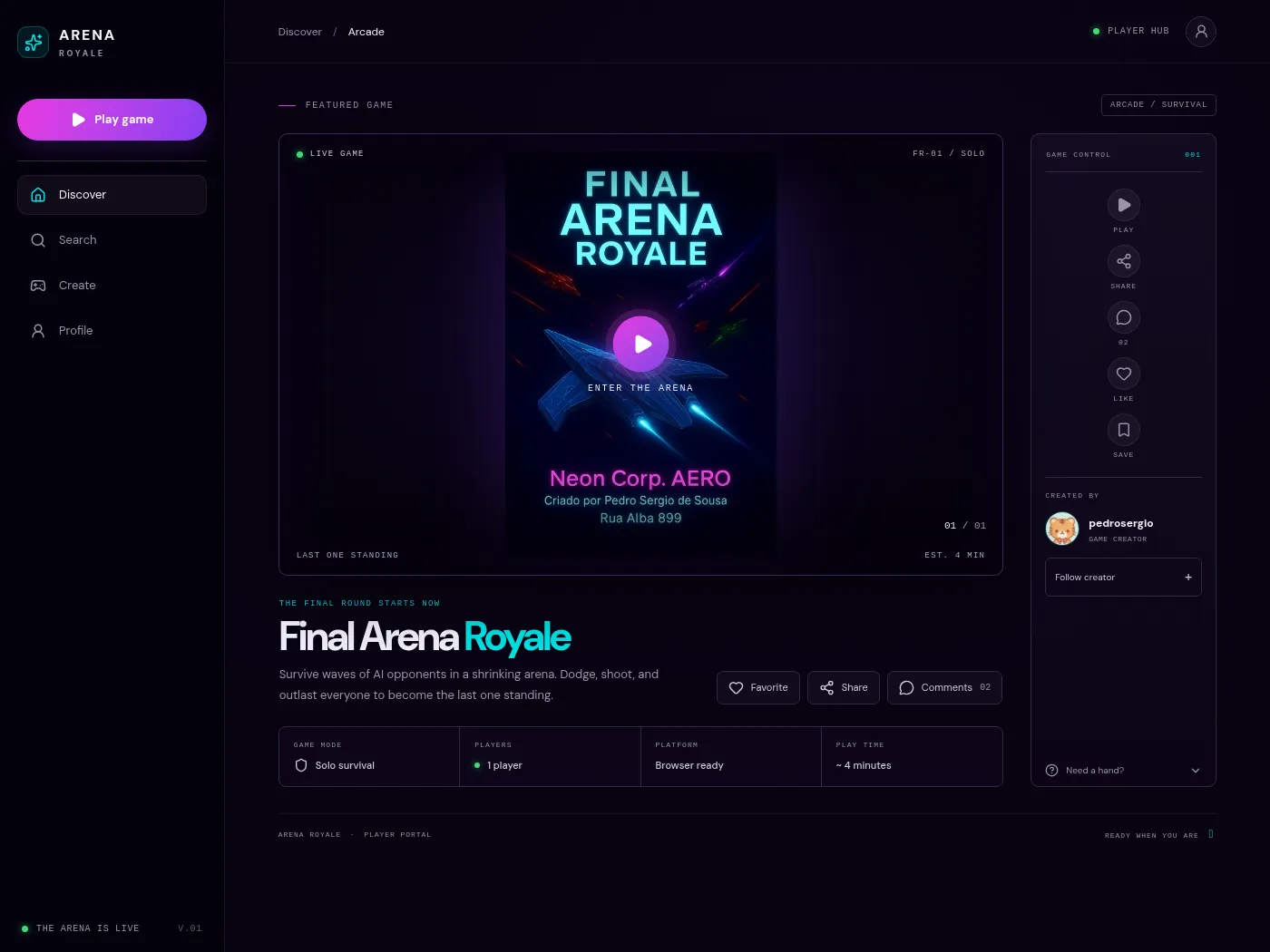 Final Arena Royale Portal