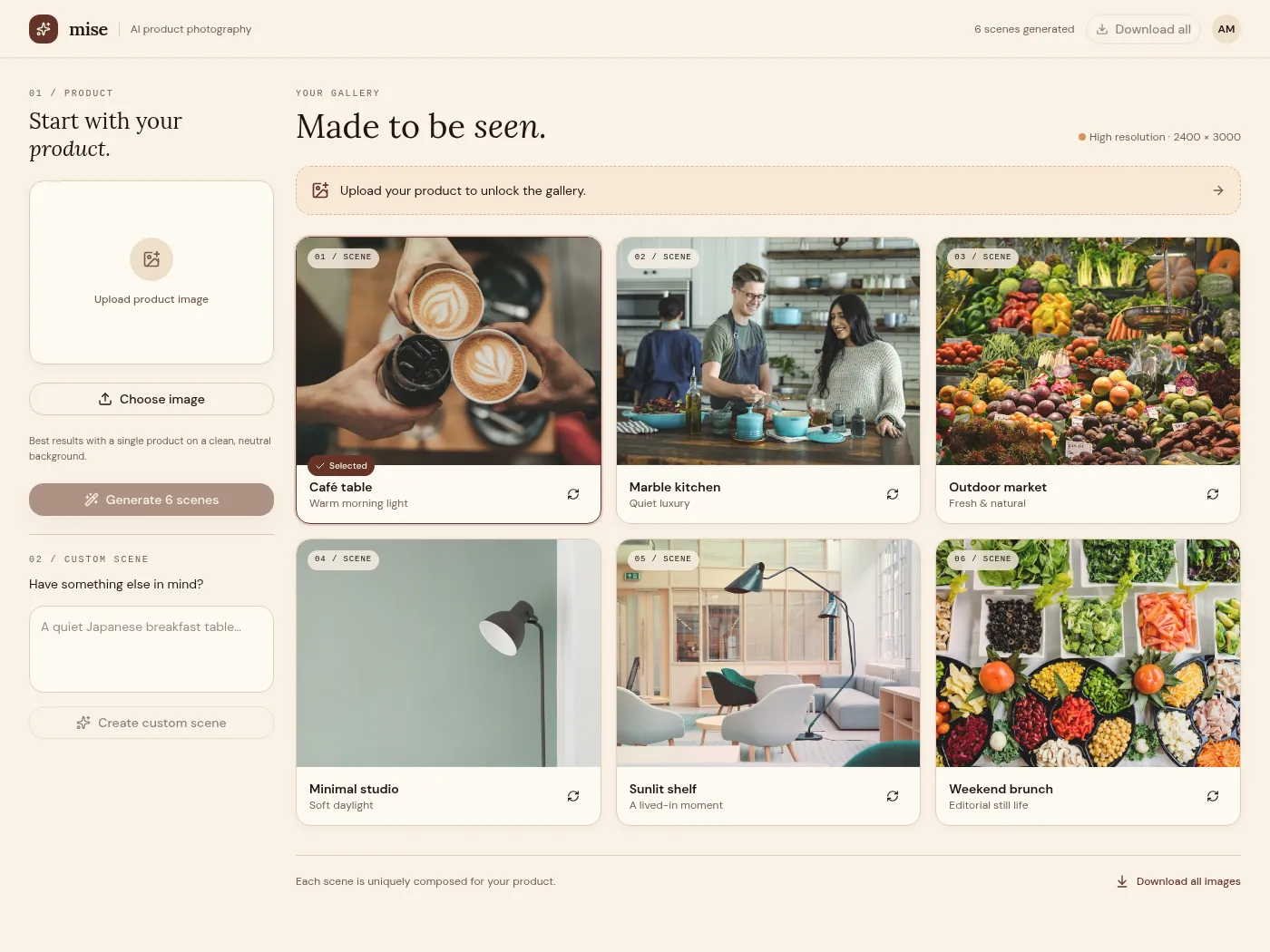 AI Product Photo Studio