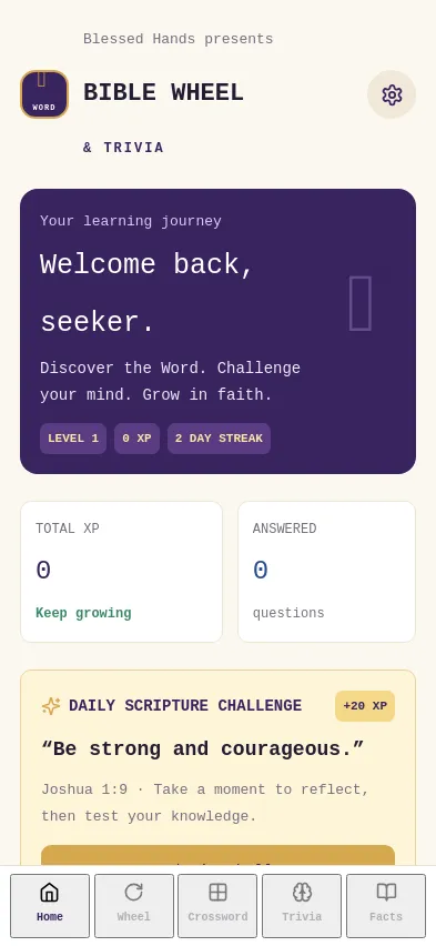 Bible Wheel & Trivia