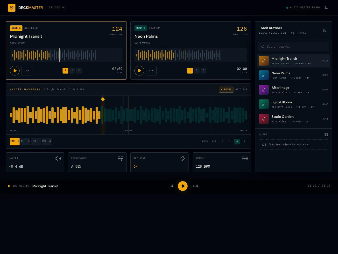 DeckMaster DJ Simulator