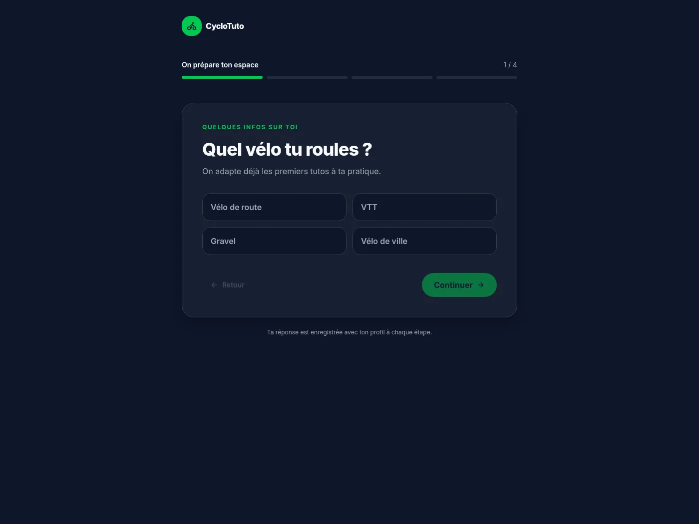 CycloTuto Web App