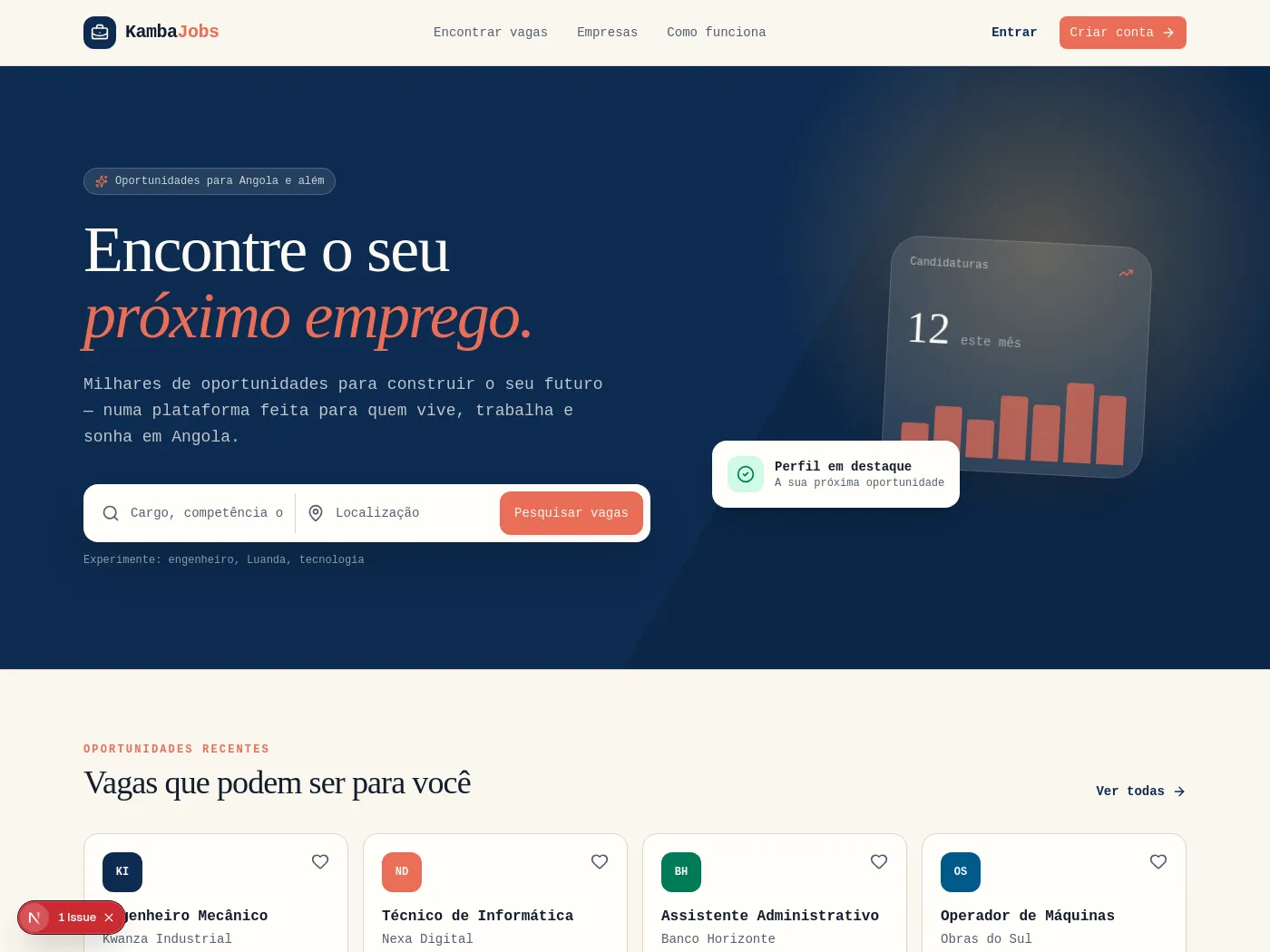 KambaJobs Portal