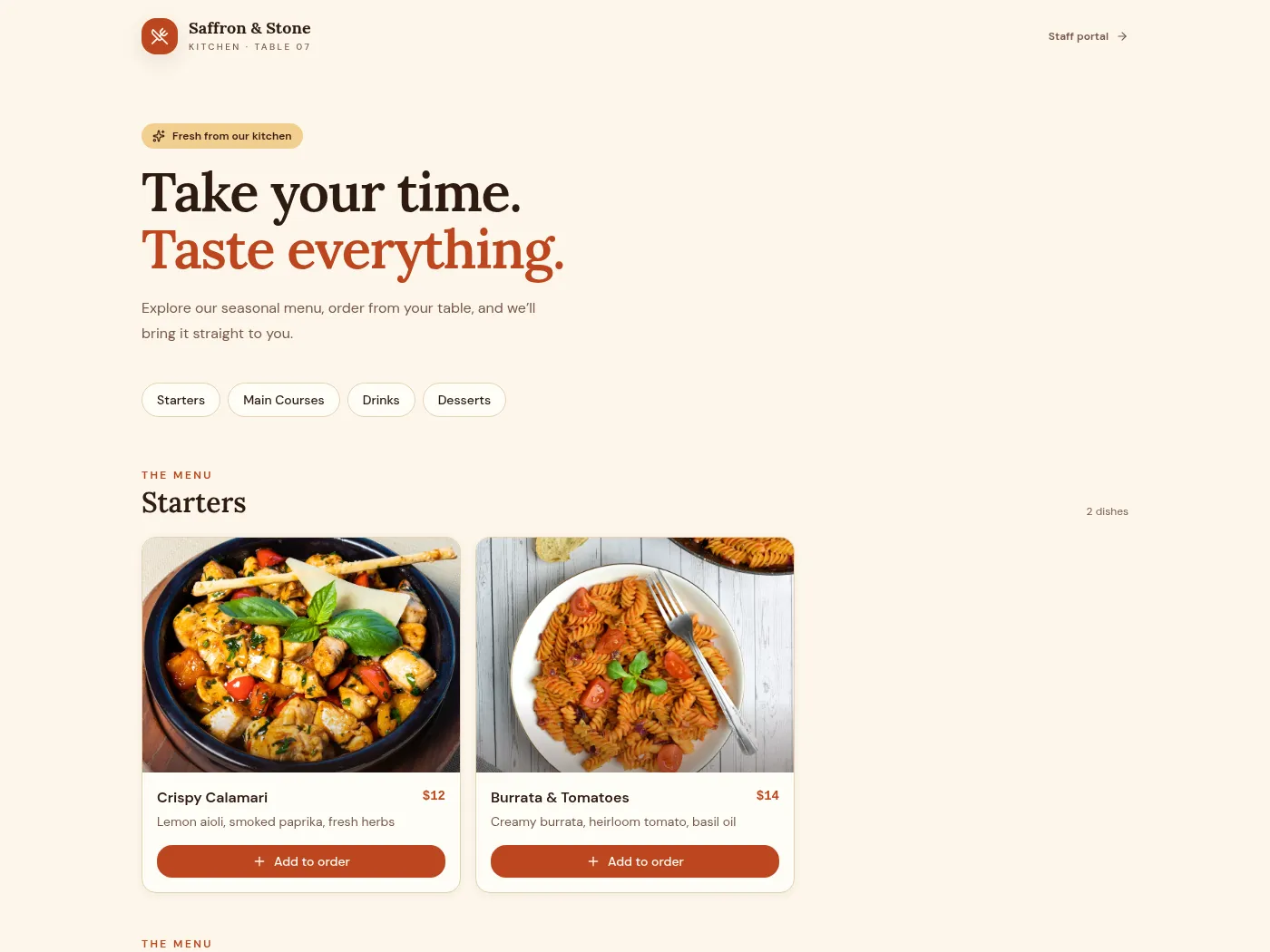 QuickServe QR SaaS