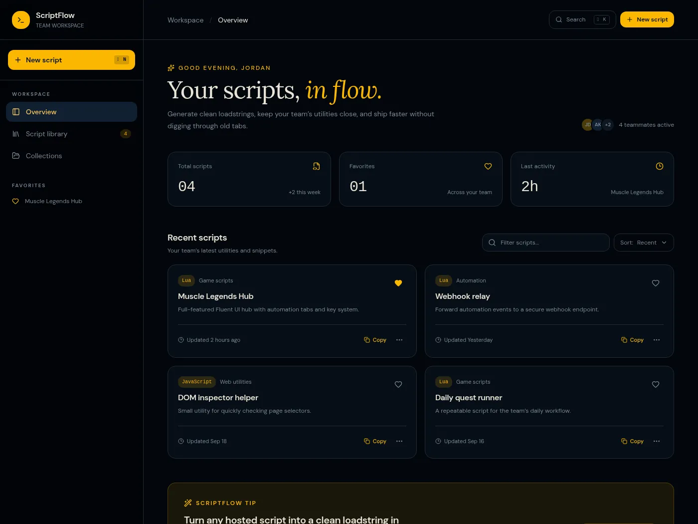 ScriptFlow Utility