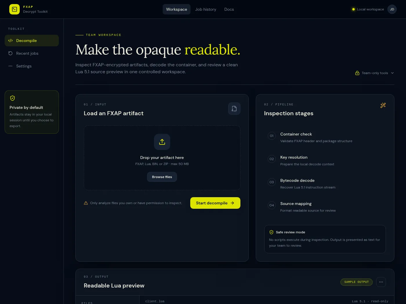 FXAP Decrypt Toolkit