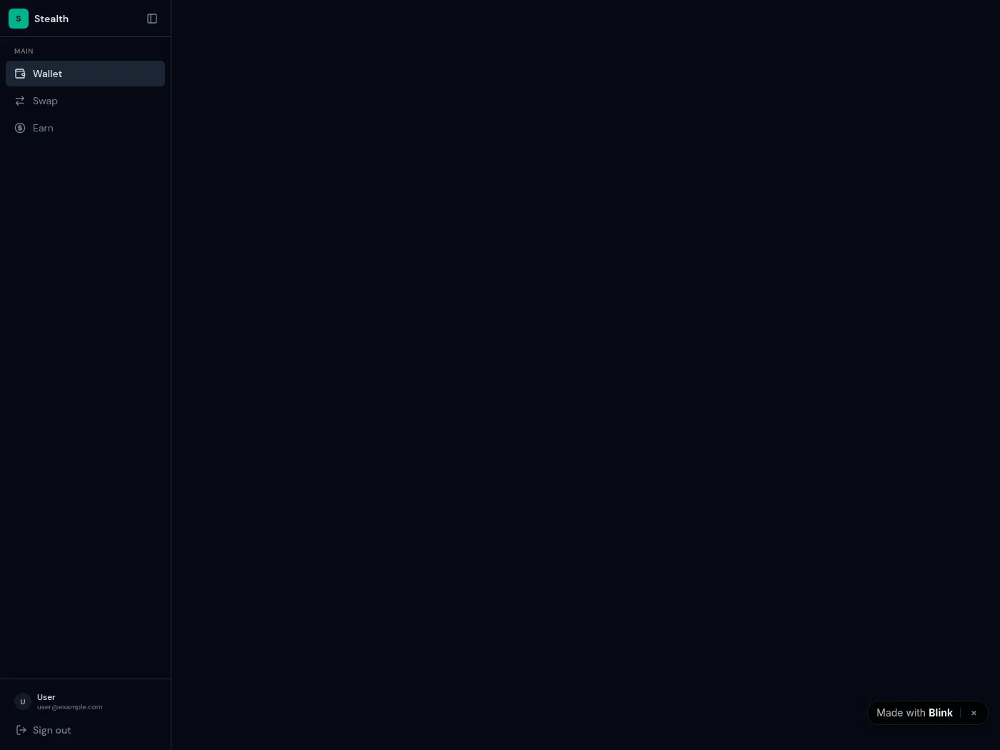 Stealth Crypto Wallet