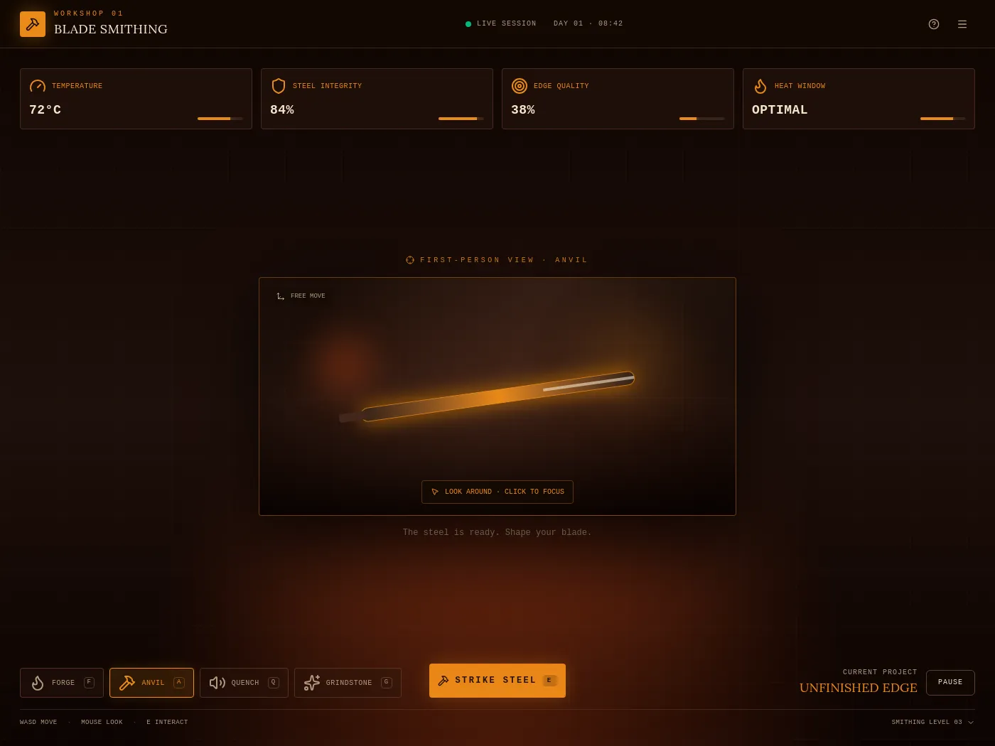 Blade Smithing Simulator