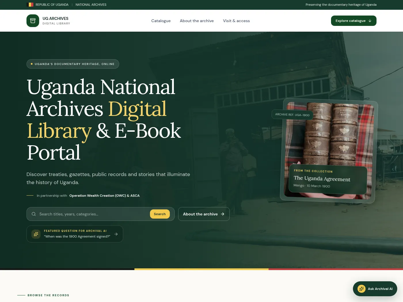 UG Archives Digital Library