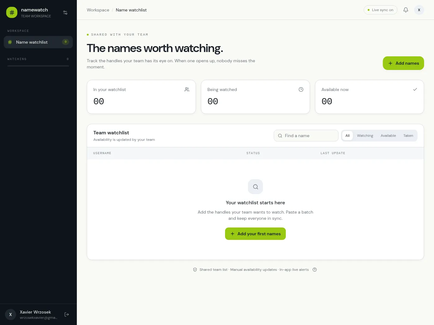 Discord Name Watcher