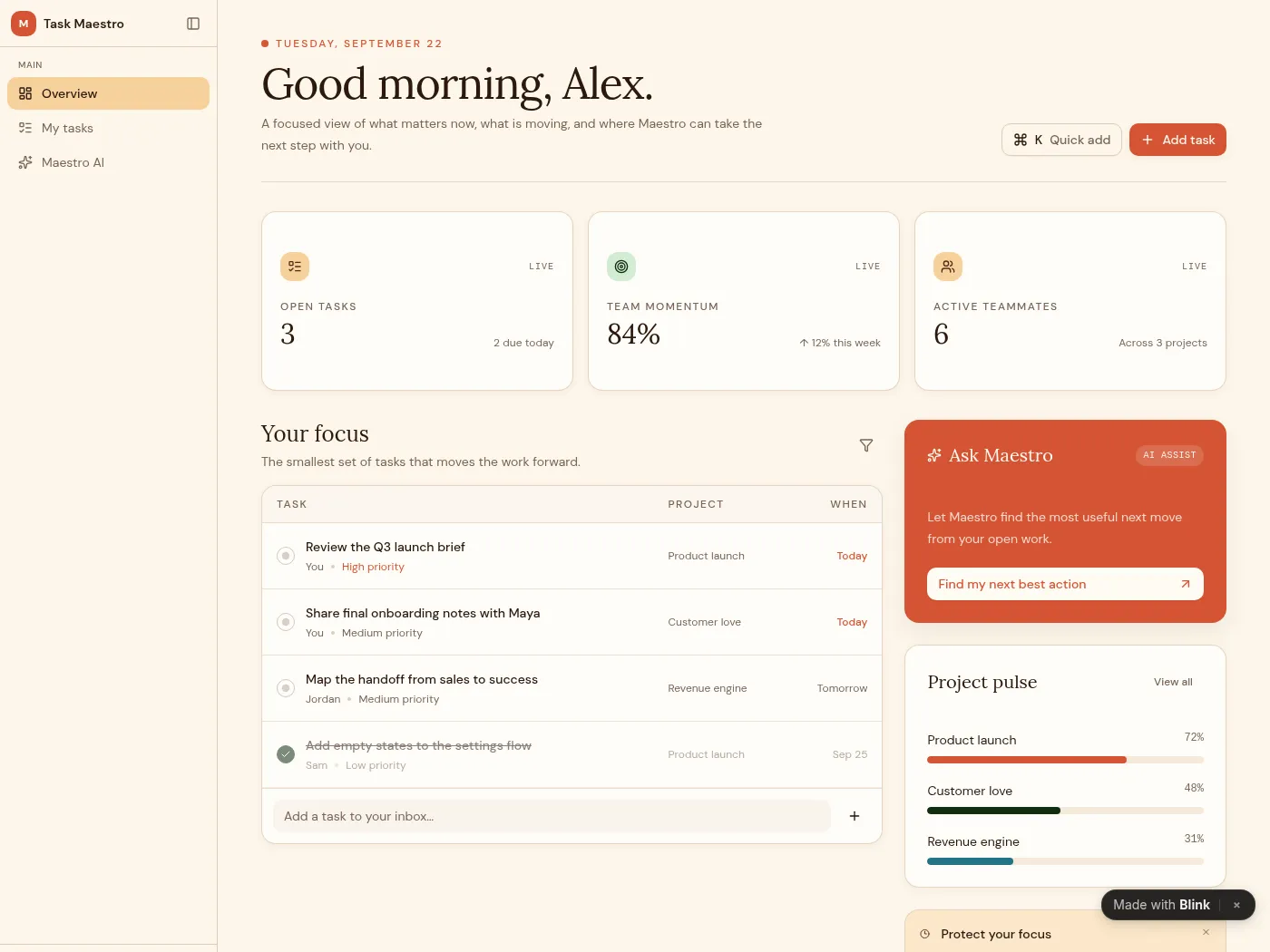 AI Task Maestro