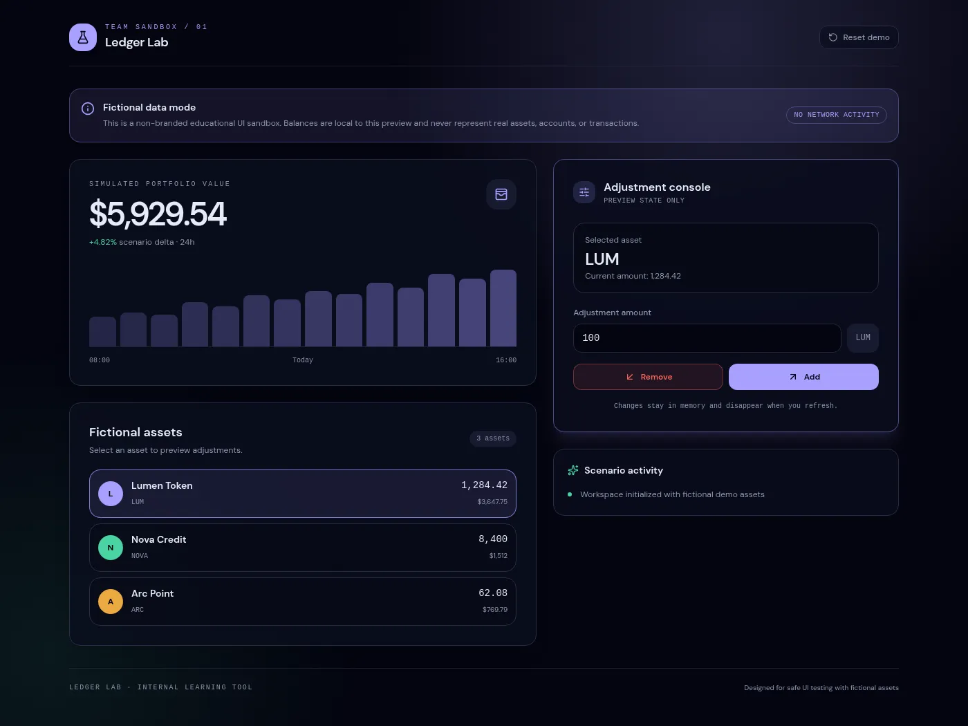 Phantom Wallet Simulator