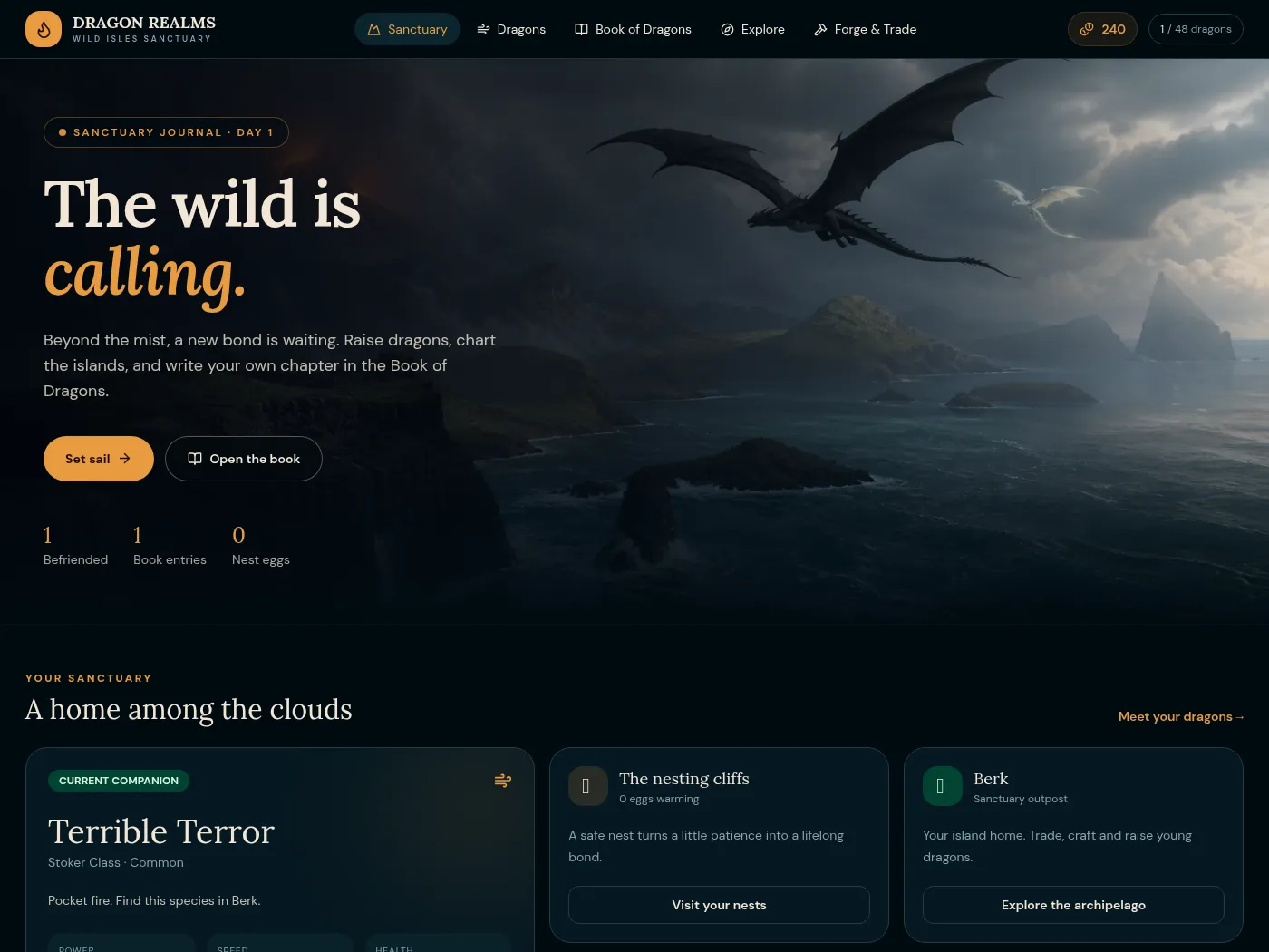 Dragon Realms Simulator