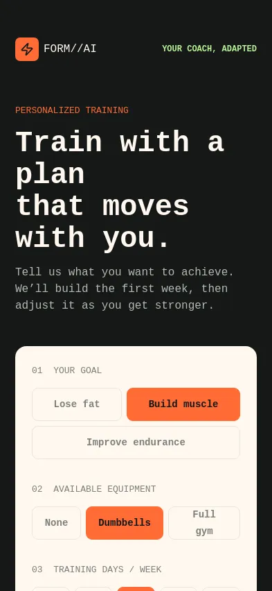 AI Workout Planner