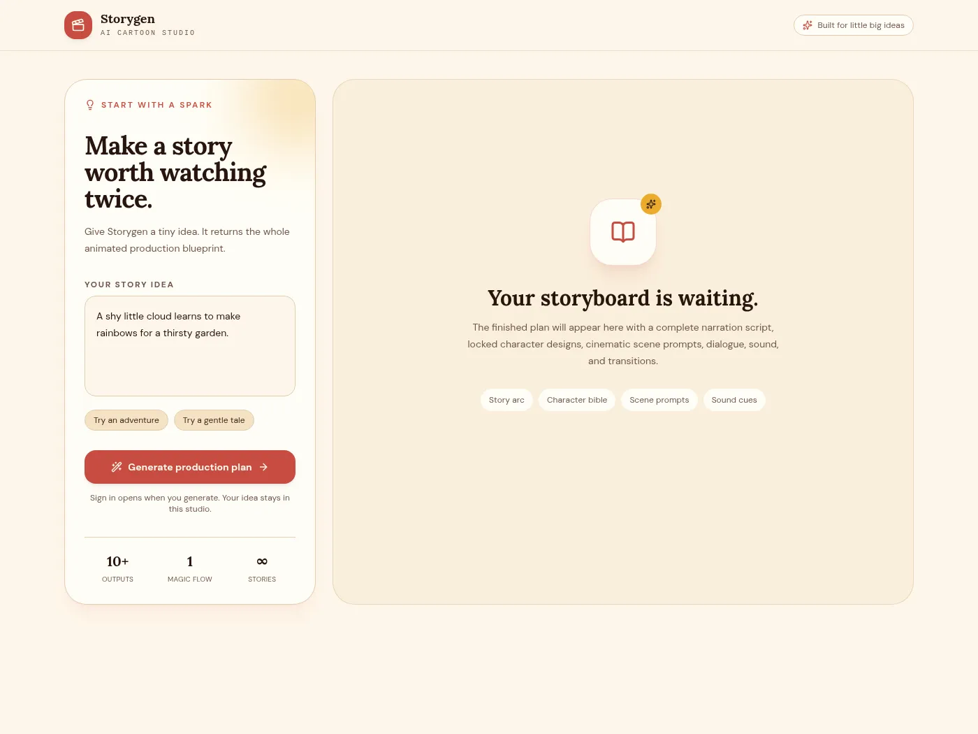 Cartoon Story AI Studio