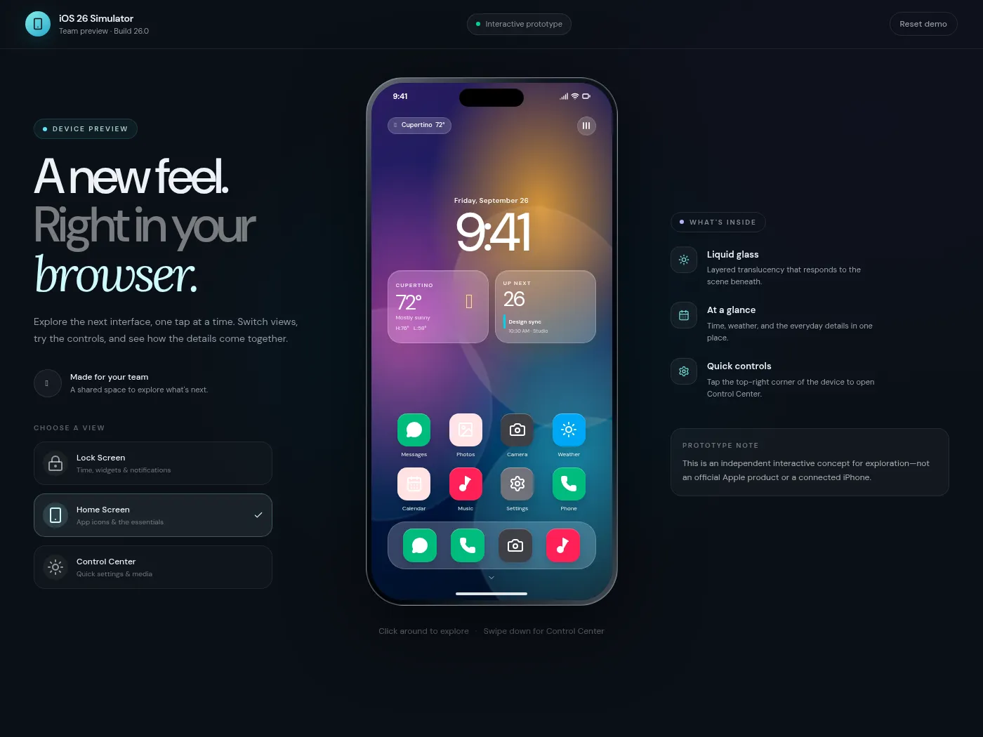 iOS 26 Simulator