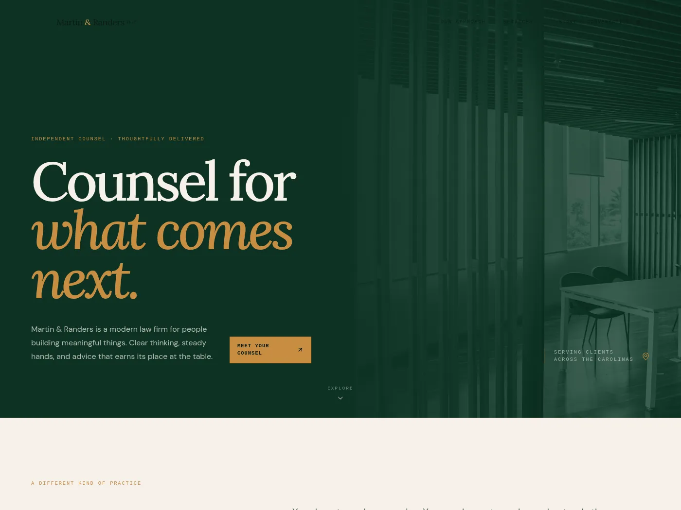 Martin & Randers Webpage