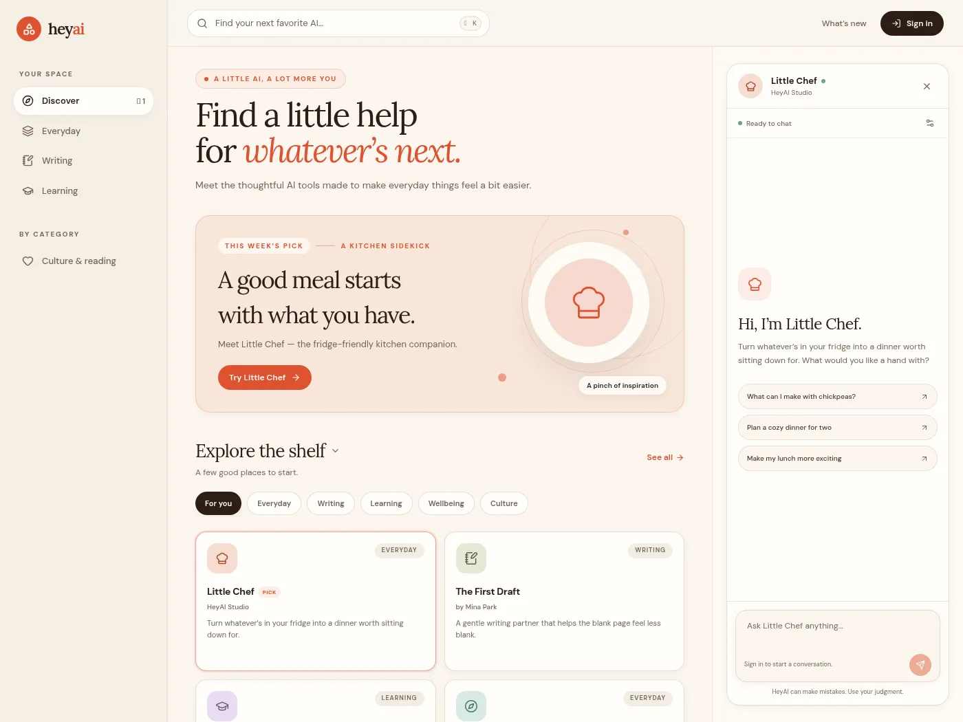 HeyAI Product Platform