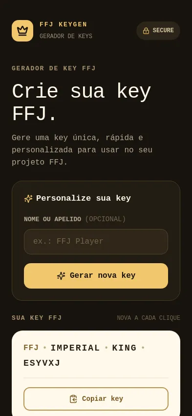 The King KeyGen