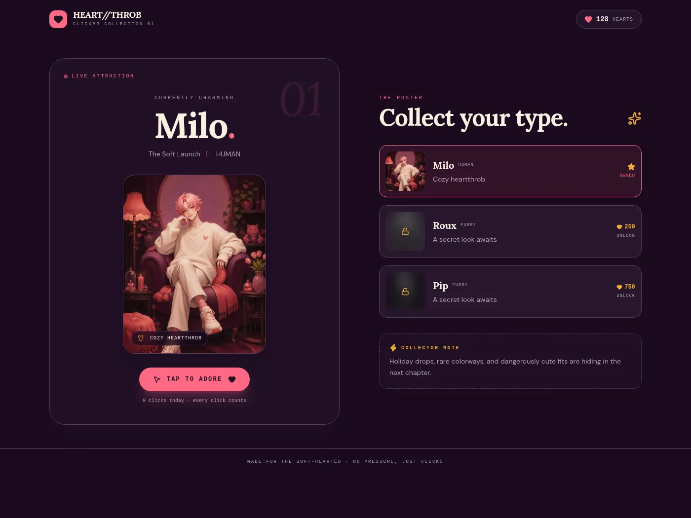 Femboy Clicker Game