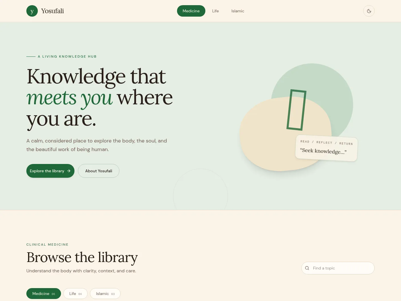 Yosufali Knowledge Hub