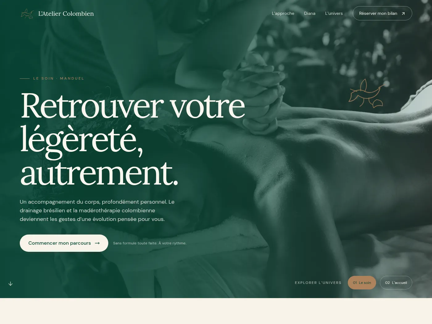 L’Atelier Colombien Website