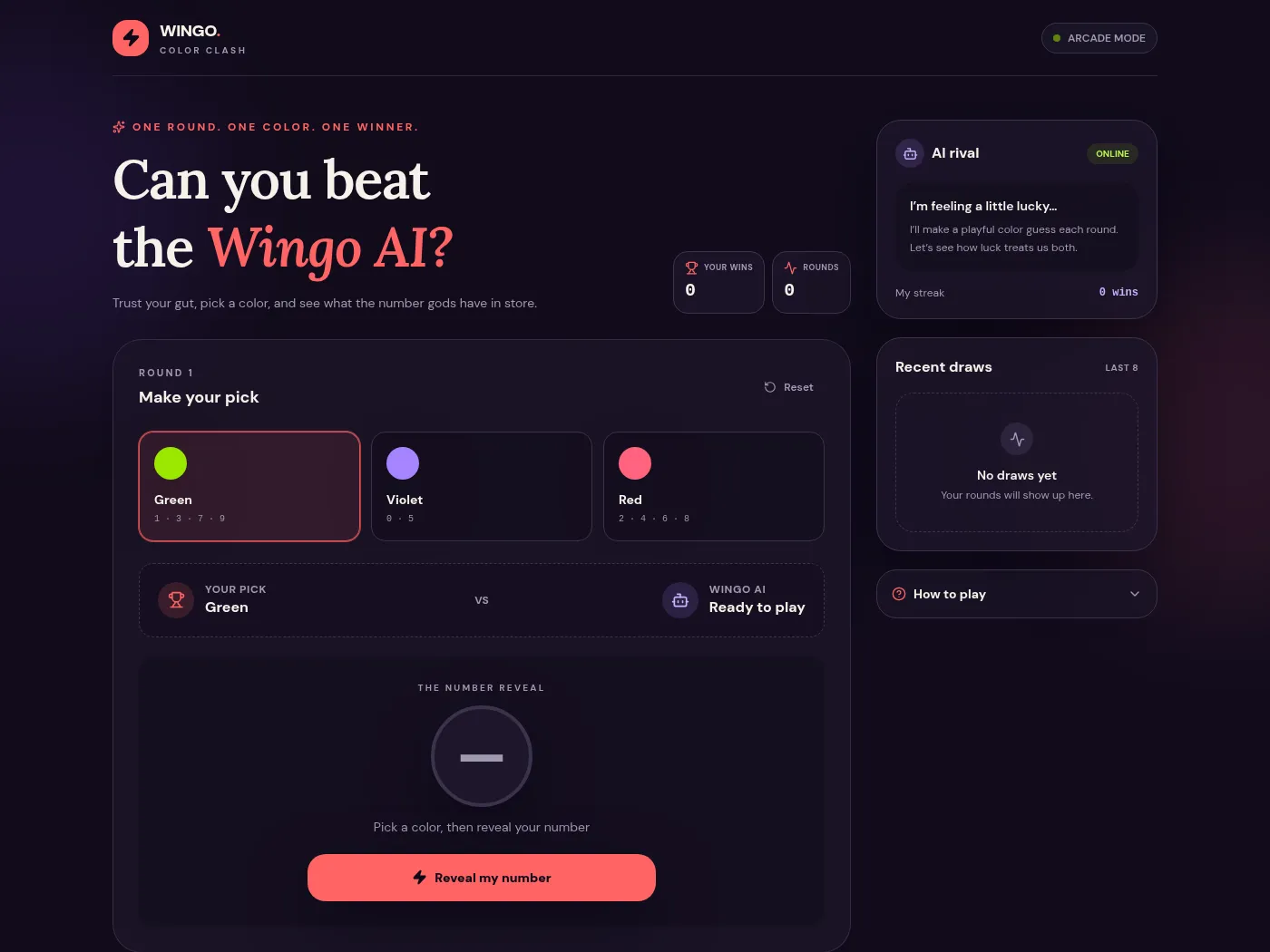 Wingo AI Game