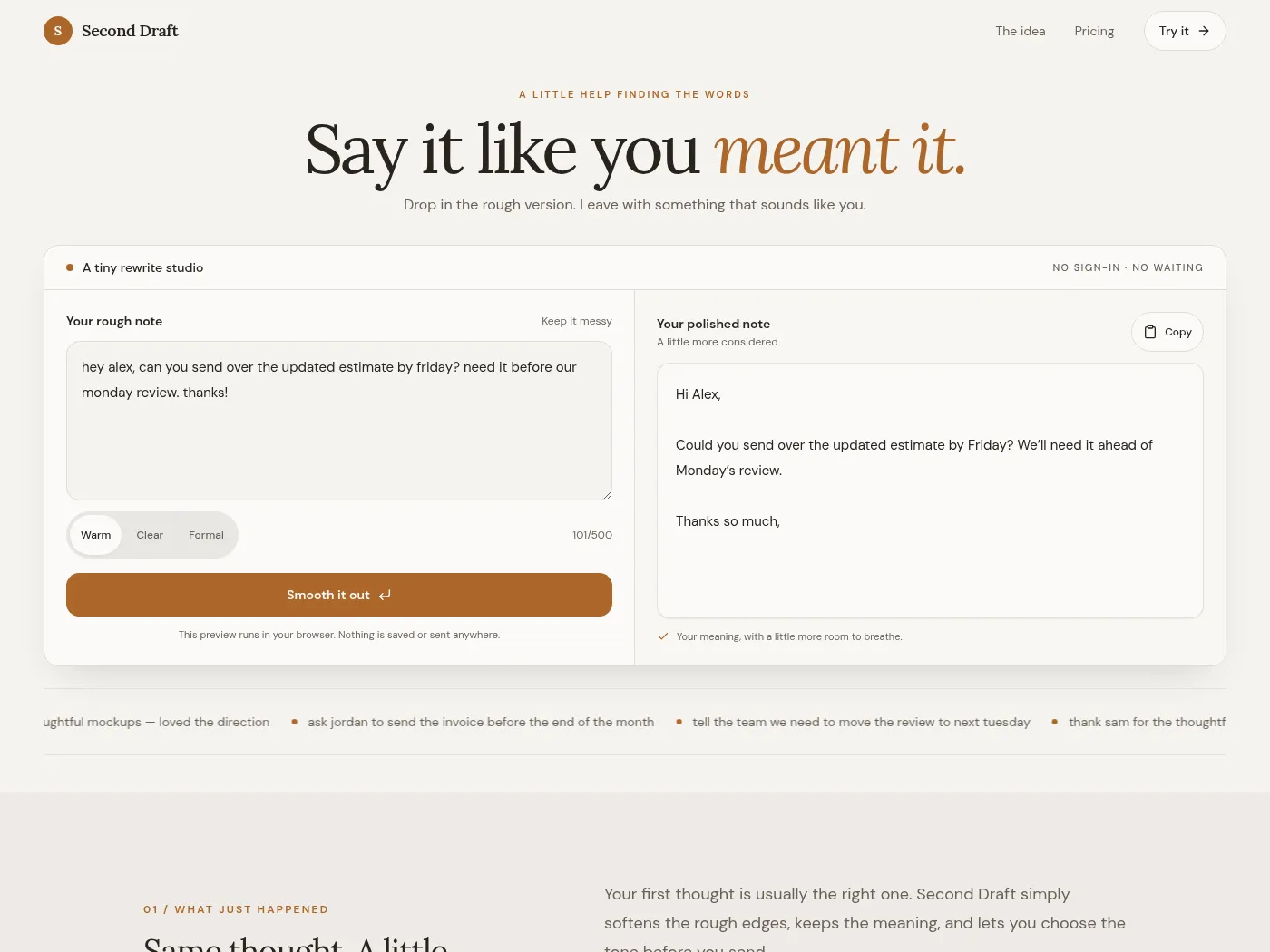 DemoFirst AI Landing Page
