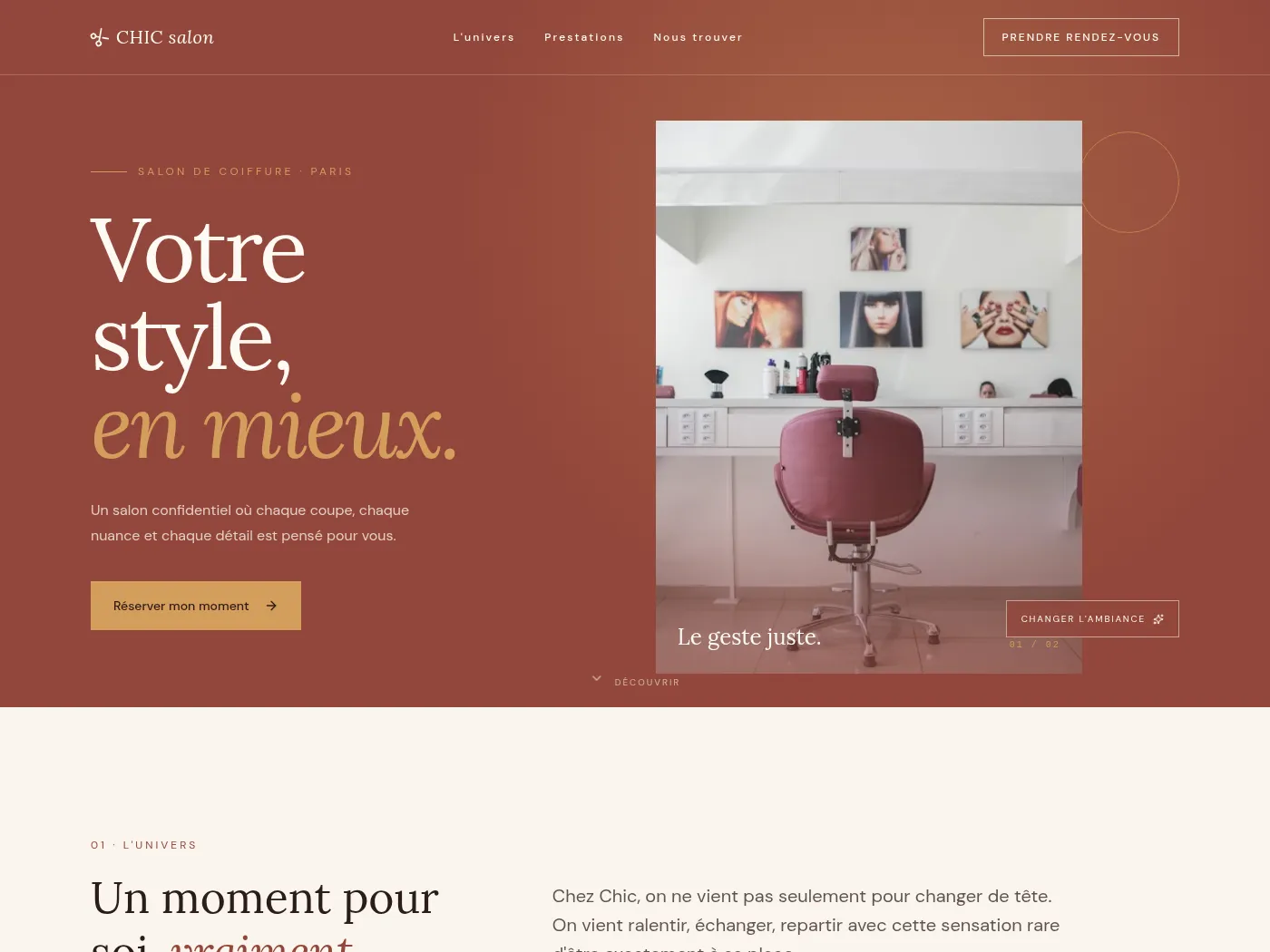 ChicSalon Web Presence