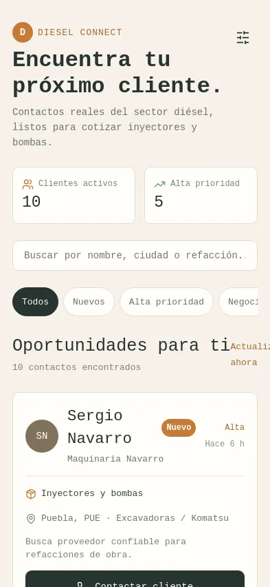 Diesel Connect App