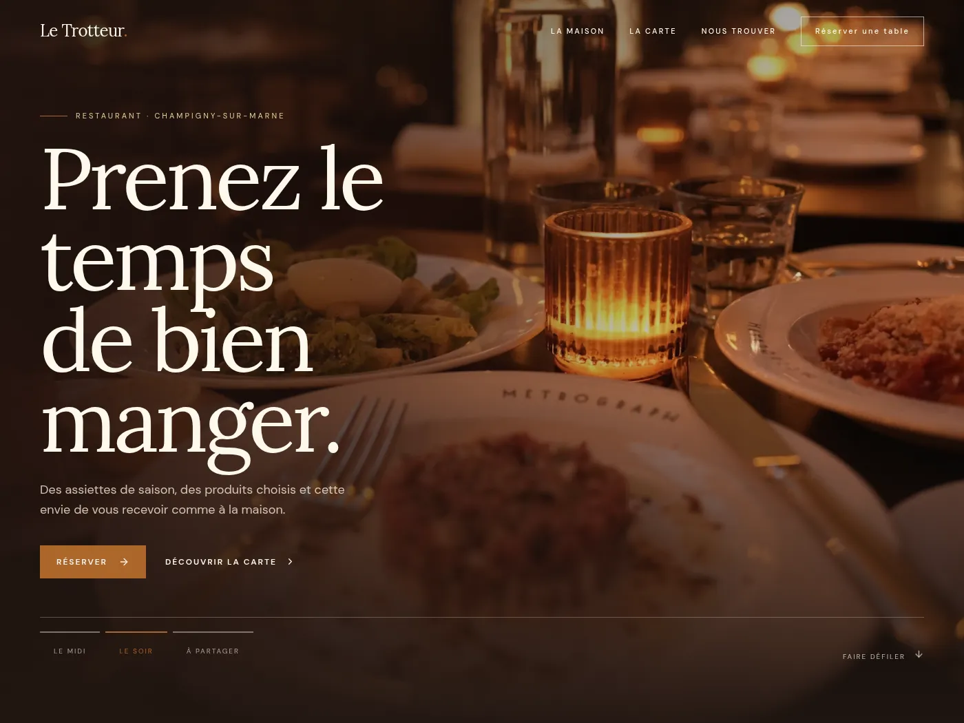 La Table Gourmande Site