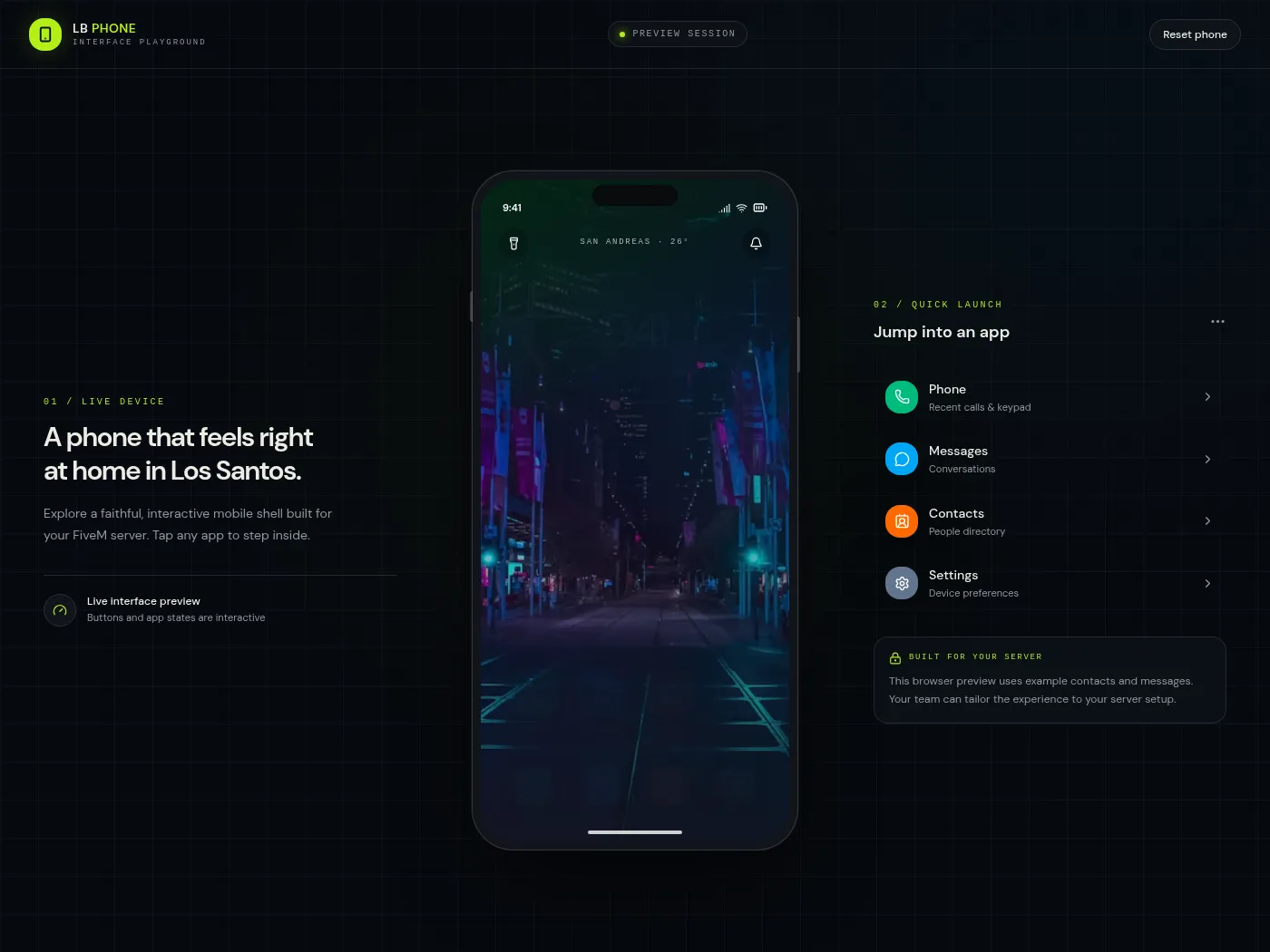 LB FiveM Phone UI