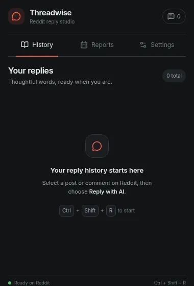 Reddit AI Reply Boost