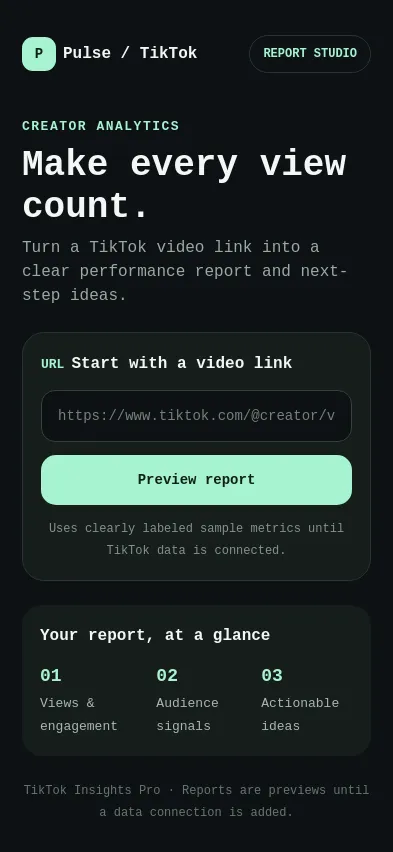 TikTok Insights Pro