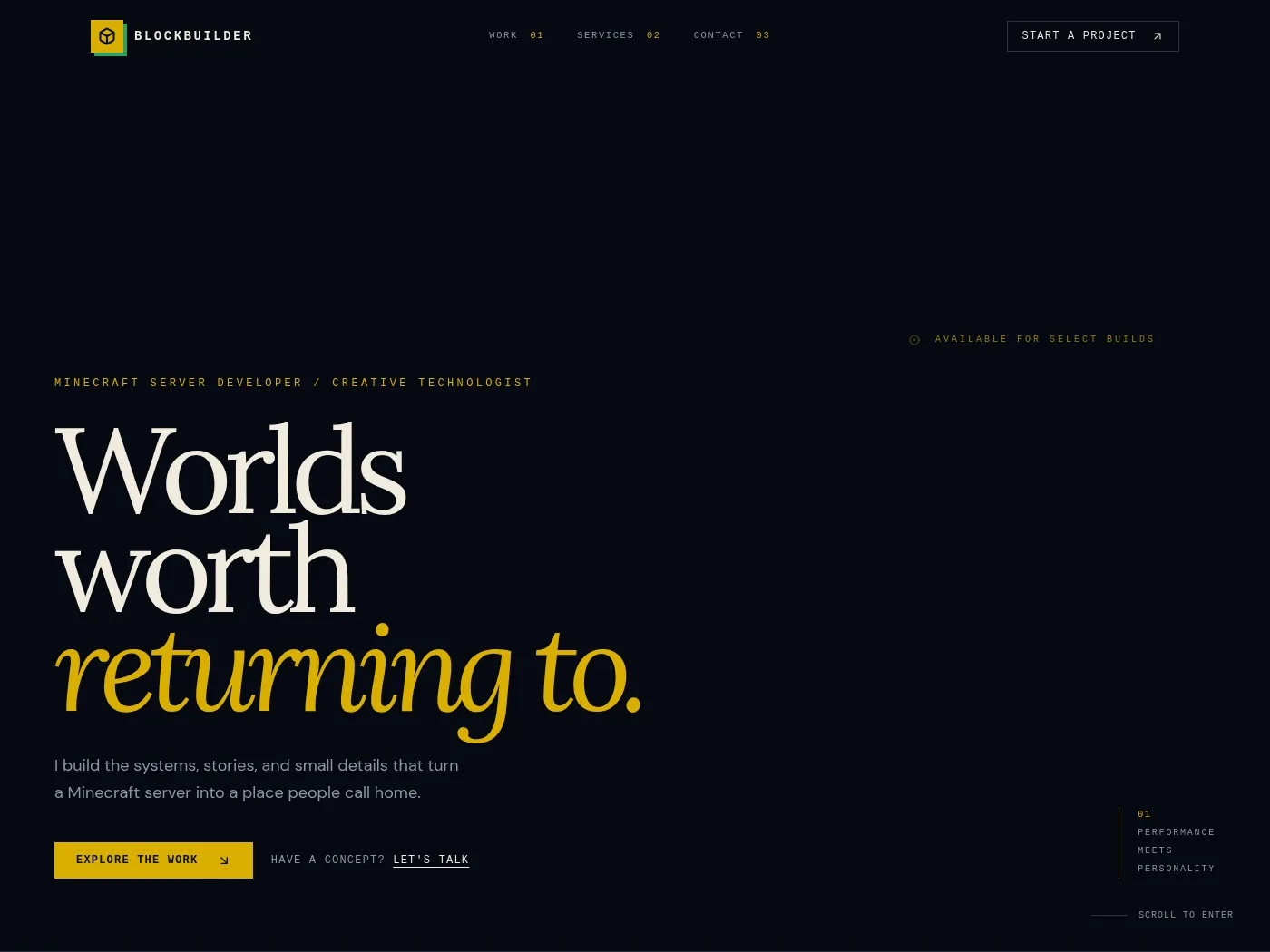 BlockBuilder Portfolio
