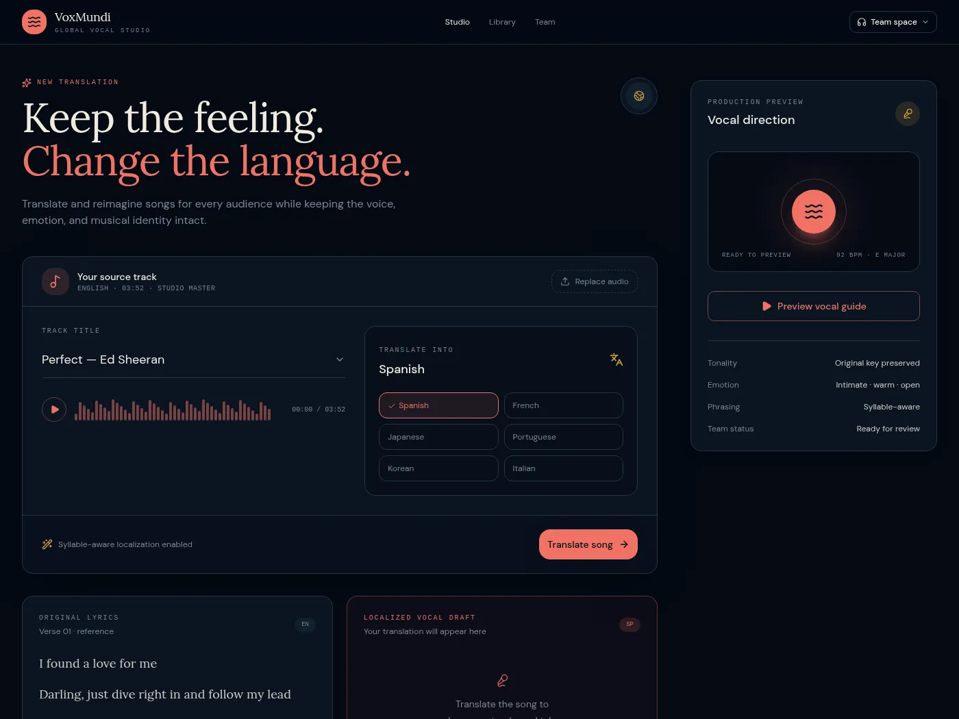 Global AI Song Translator