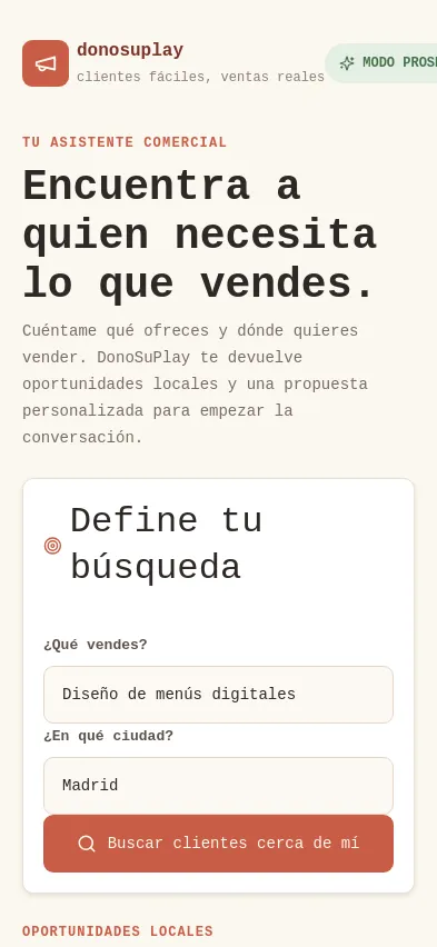 DonoSuPlay Clientes Fácil