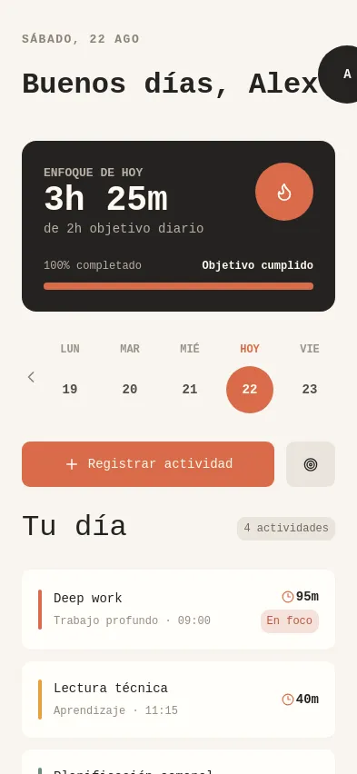 ProFocus Calendar