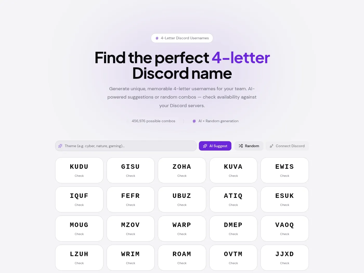 Discord Name Finder