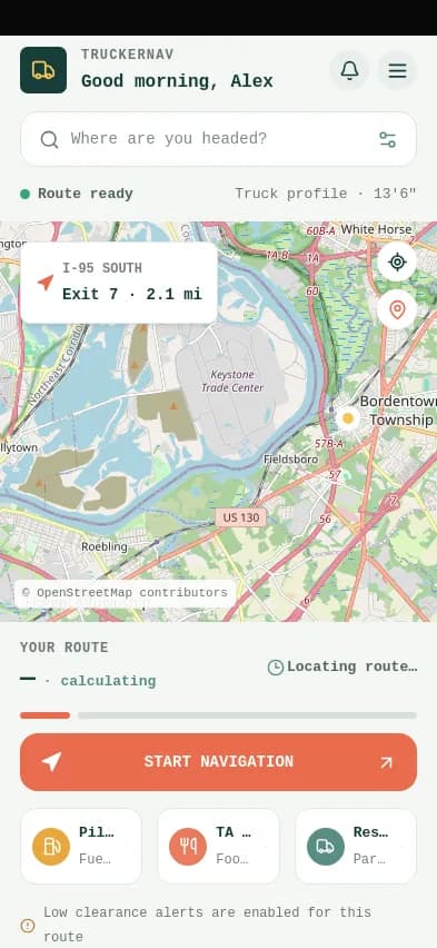 TruckerNav Mobile