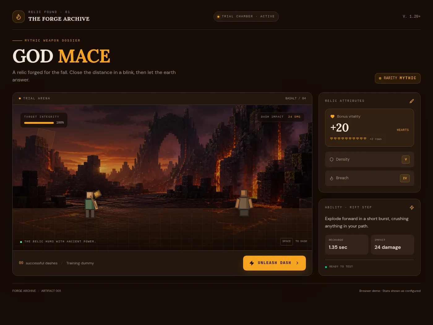 God Mace Minecraft Mod