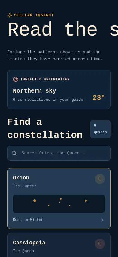 Stellar Insight App
